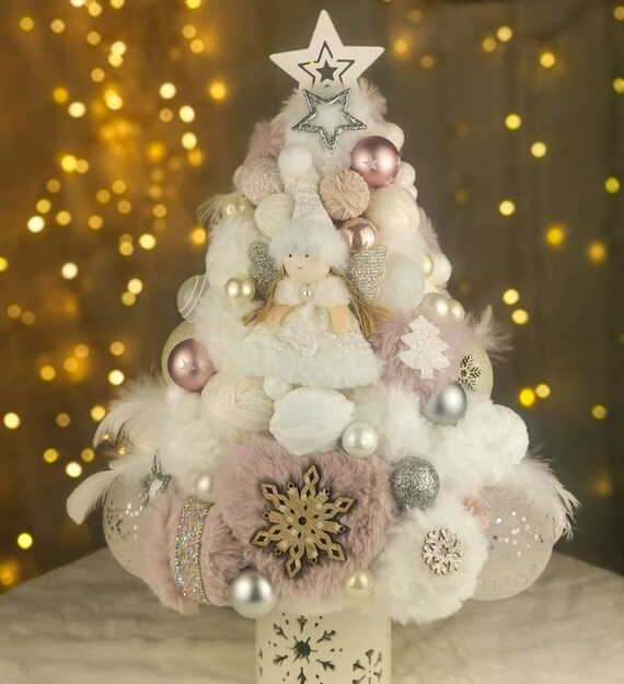 Mini white christmas trees store