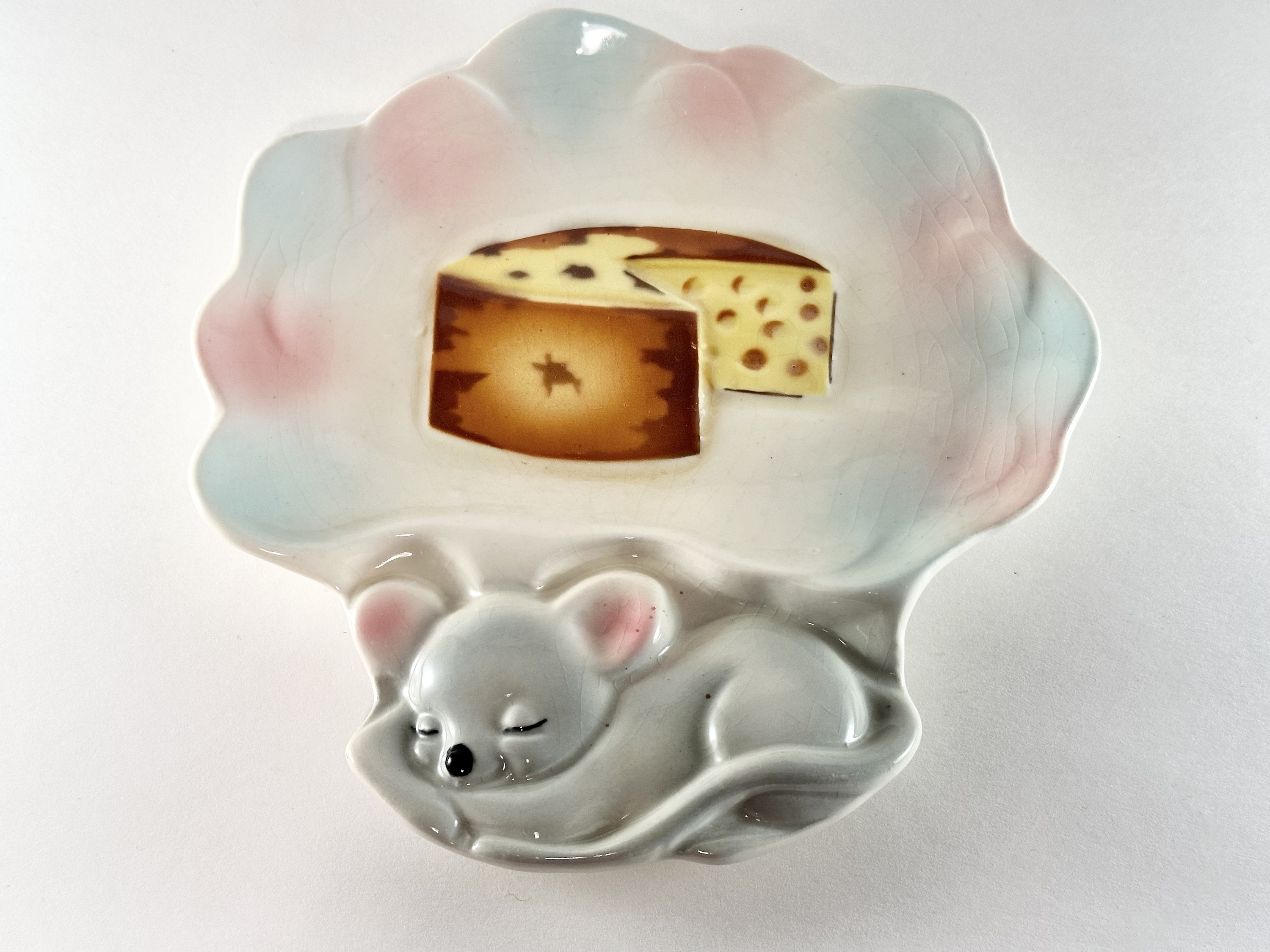 Vintage Mouse Cheese Plate - Etsy
