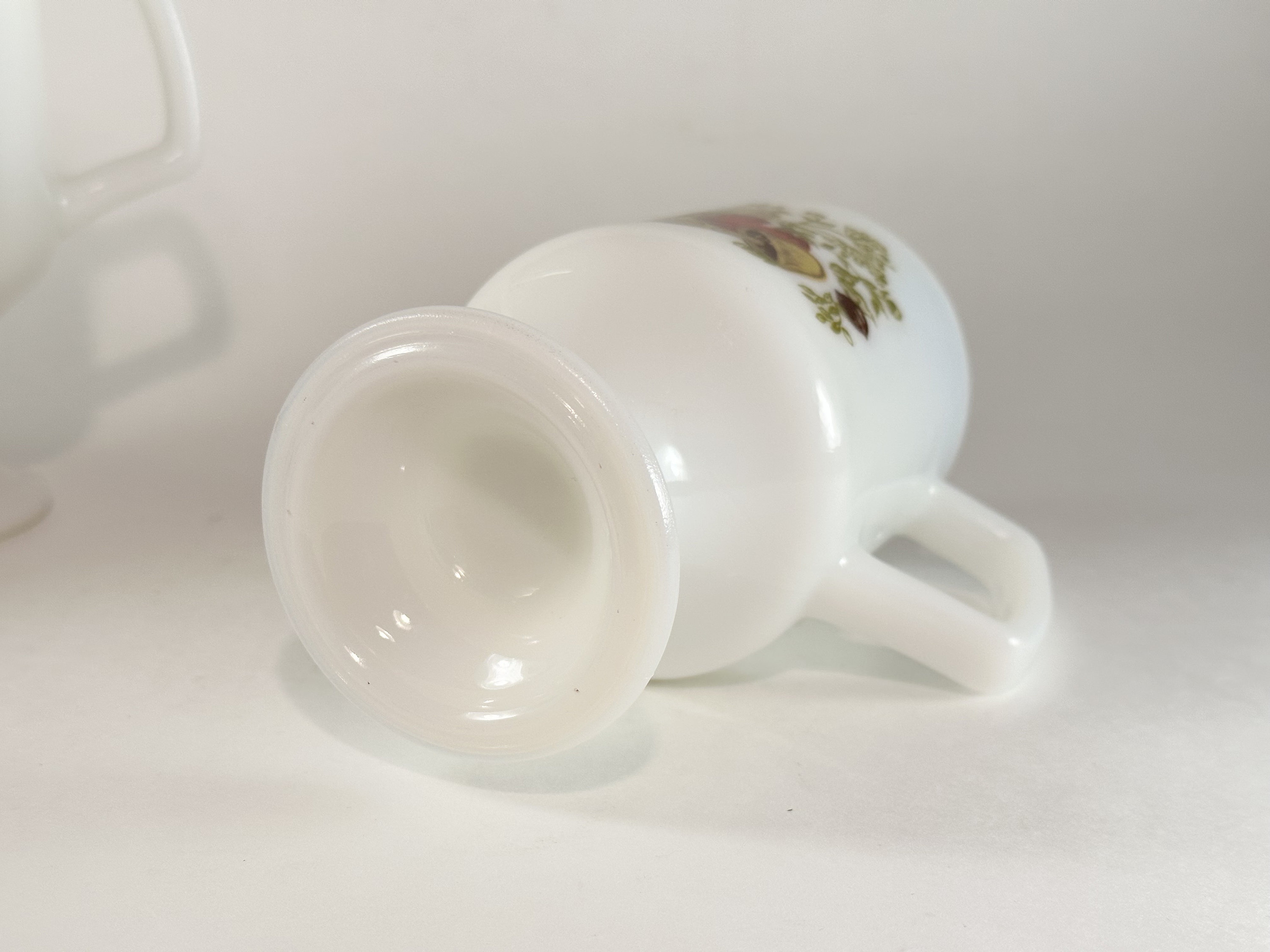 Set of 4 Spice of Life Pattern Pedestal Mug - Etsy