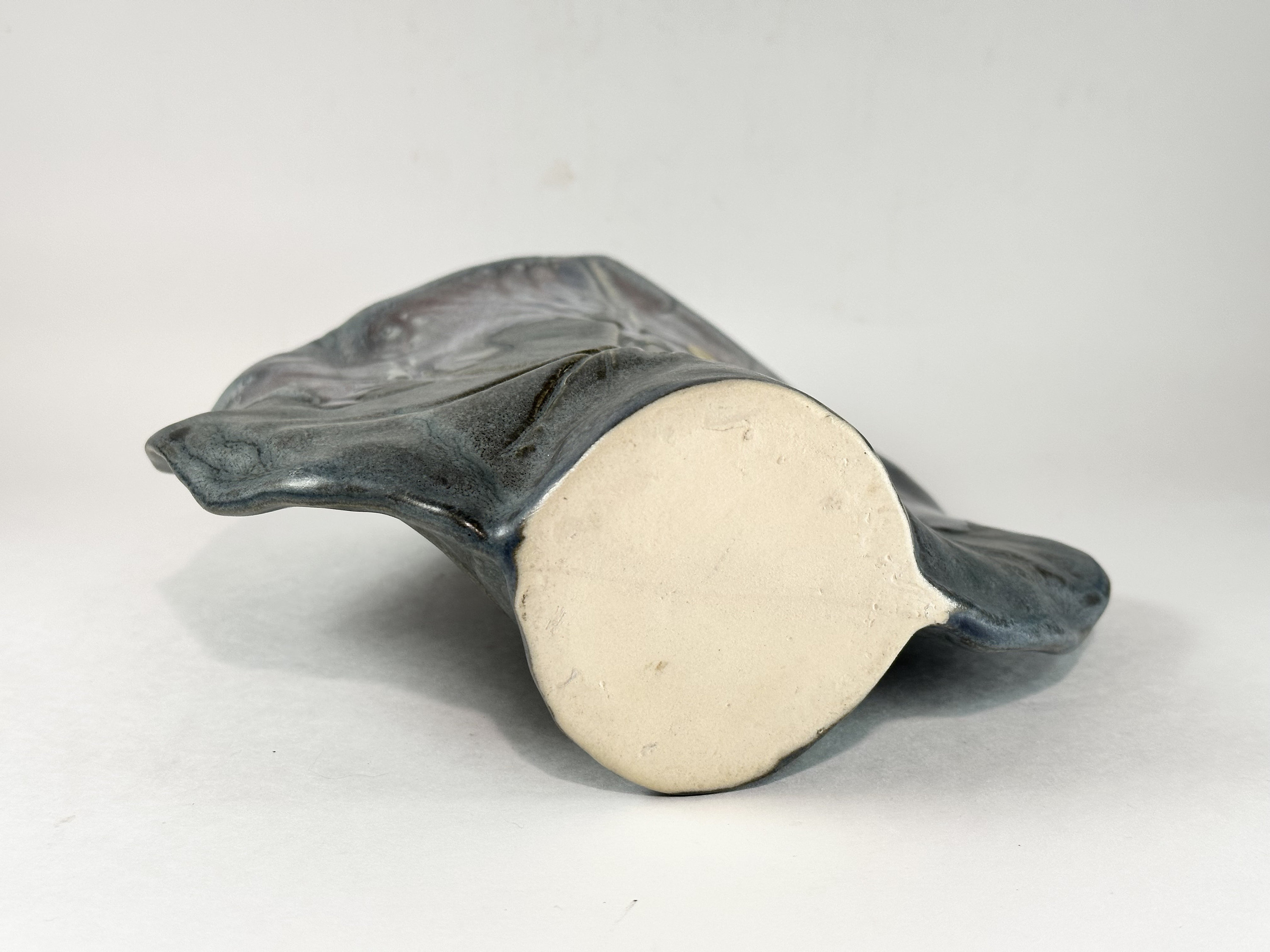 Vintage Studio Pottery Leaf Vase by Kraichgau West Germany - Etsy