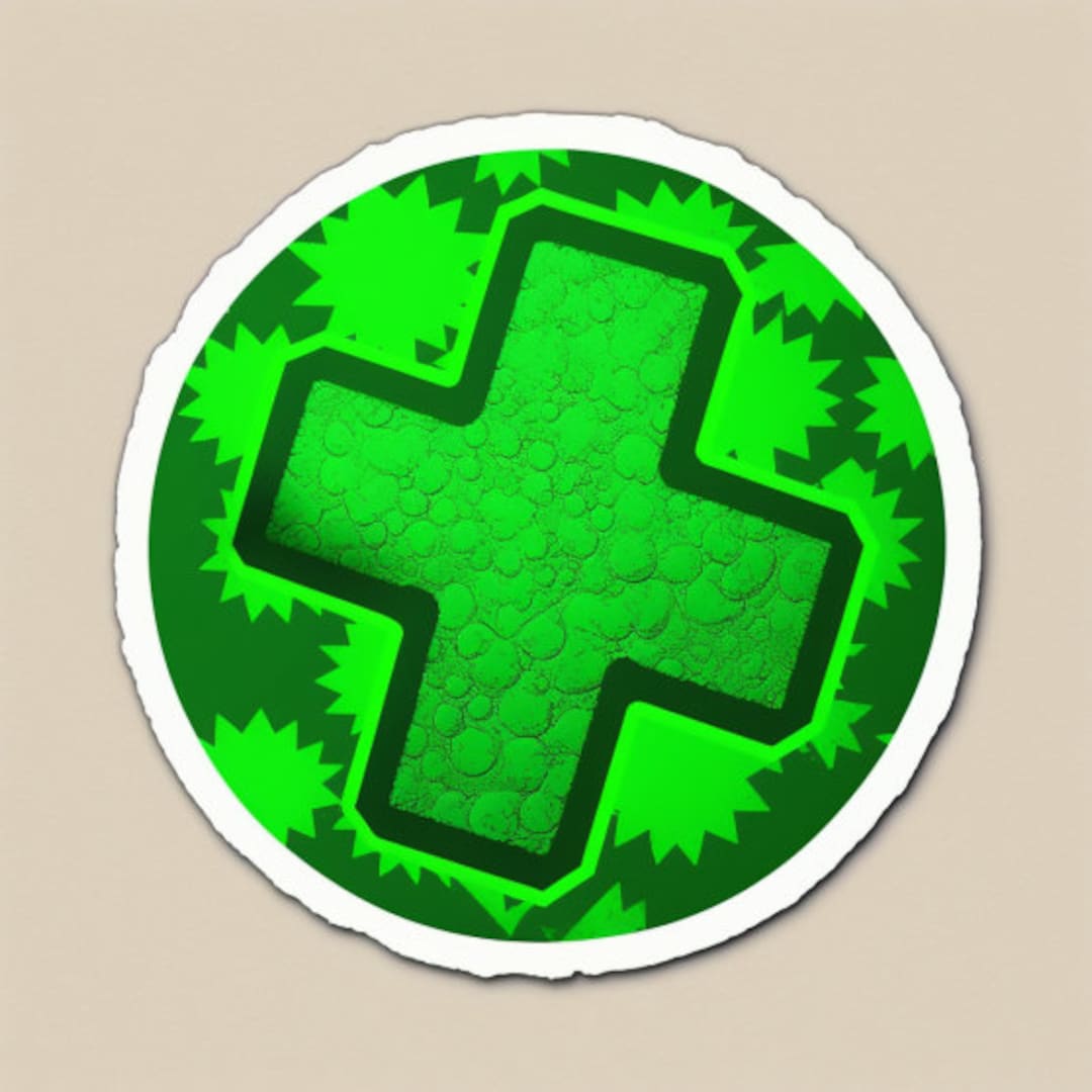 Plus Sign Sticker Desktop Sticker Health Sticker Gift to a - Etsy