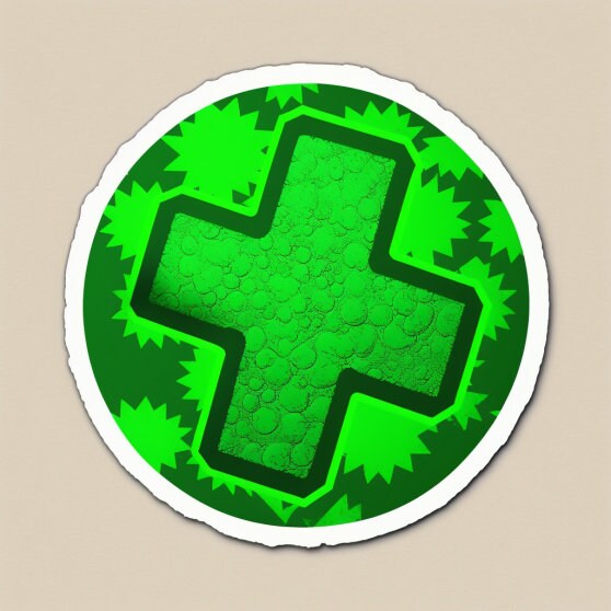 Plus Sign Sticker Desktop Sticker Health Sticker Gift to a - Etsy