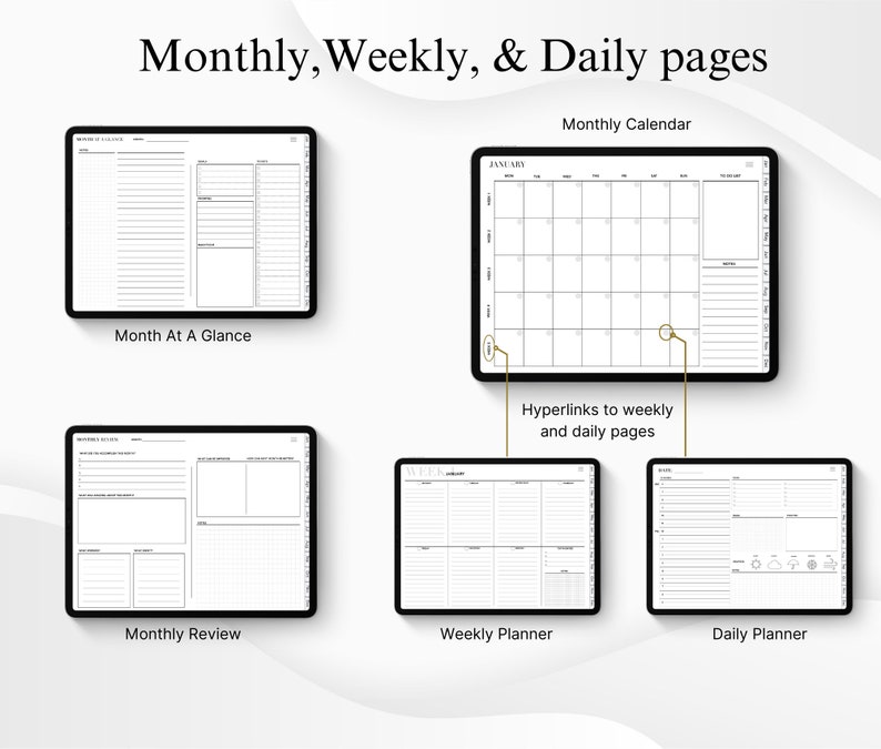 Teacher Digital Planner Teacher Template Goodnotes Undated - Etsy