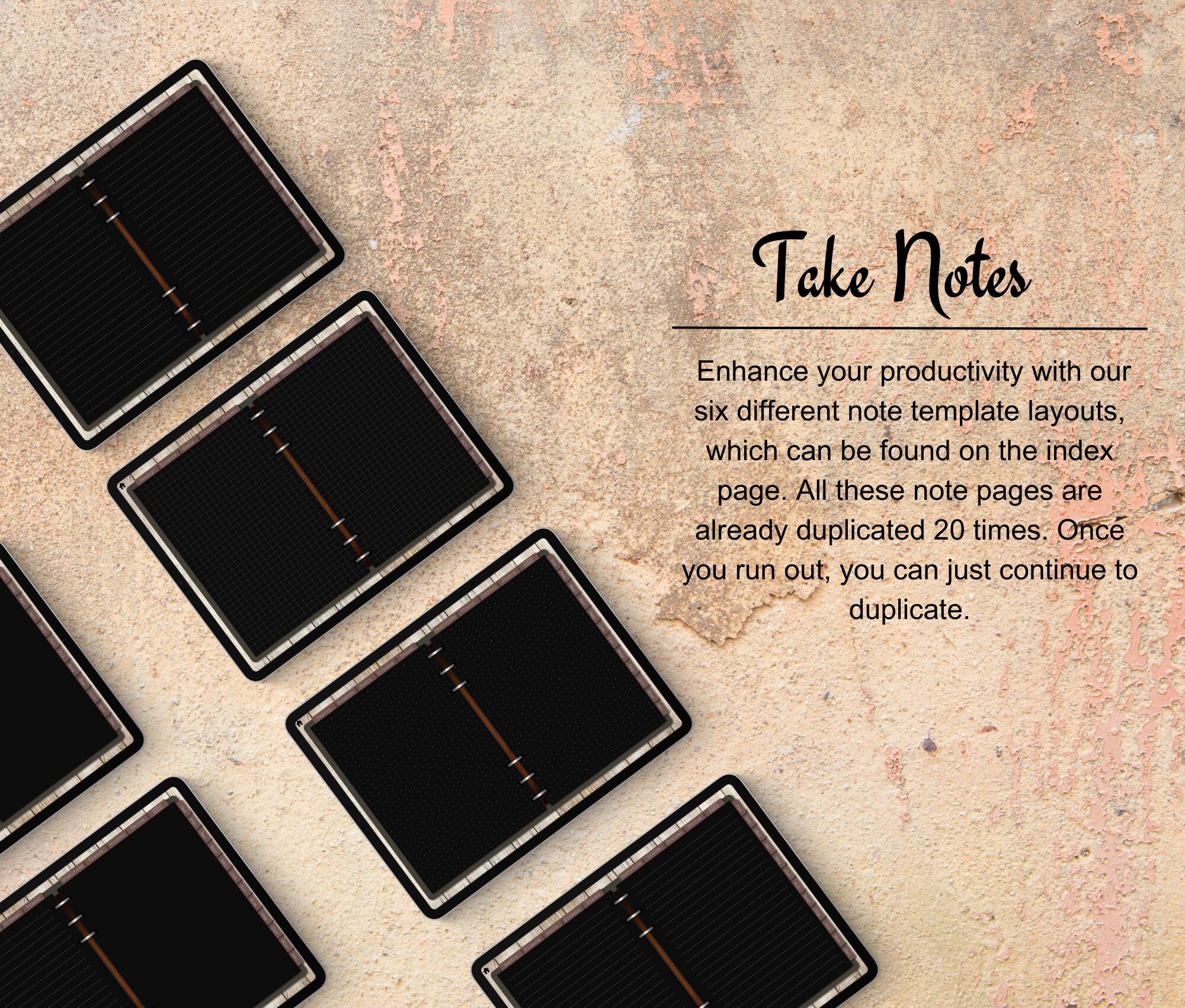 Boho Digital Planner Goodnotes Template Monthly Calendar Planner Weekly ...