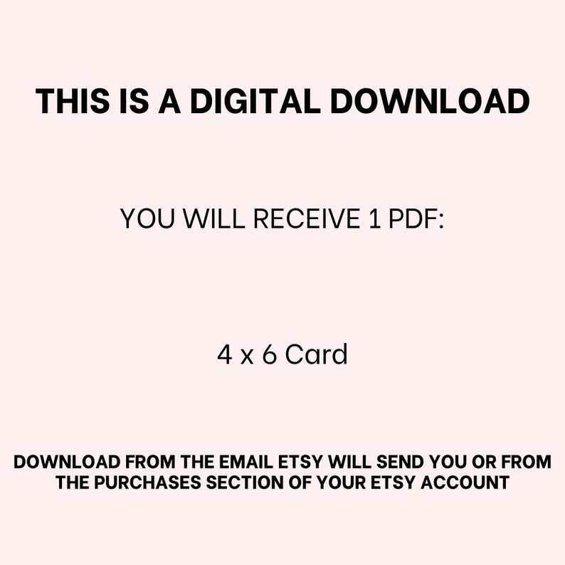 Customizable Save the Date Template, Digitial, 4 X 6 Card, Printable ...