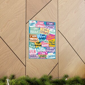 Inspirational Affirmation Posters | Motivational Wall Art for Home ...
