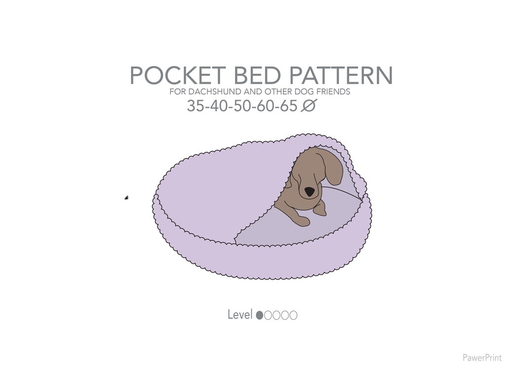 Snuggle Pocket Bed Pattern Pdf for Dogs and Cats - Etsy