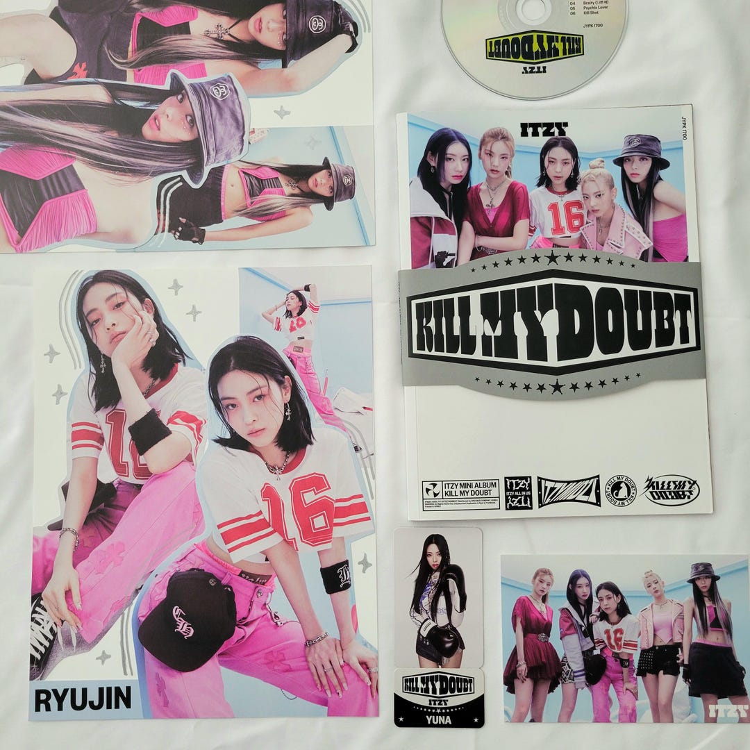 Itzy Kill My Doubt Album I Collage & Binder Page - Etsy