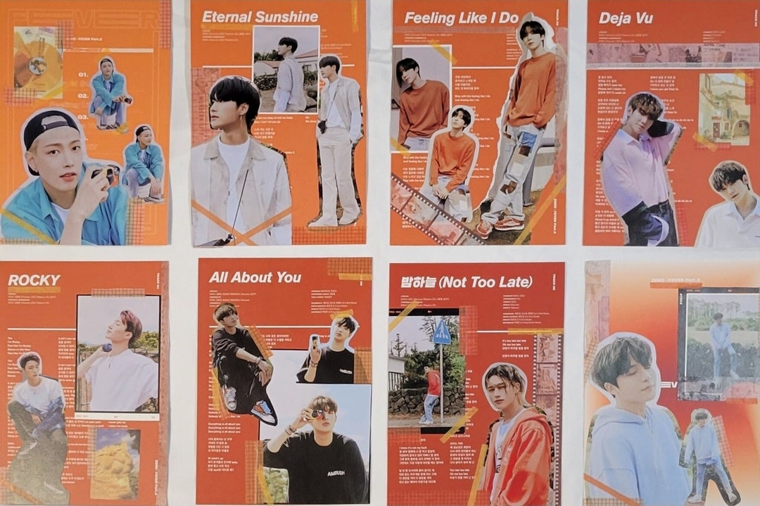 ATEEZ Album Collage & Binder Pages I FEVER Pt.3 Diary - Etsy