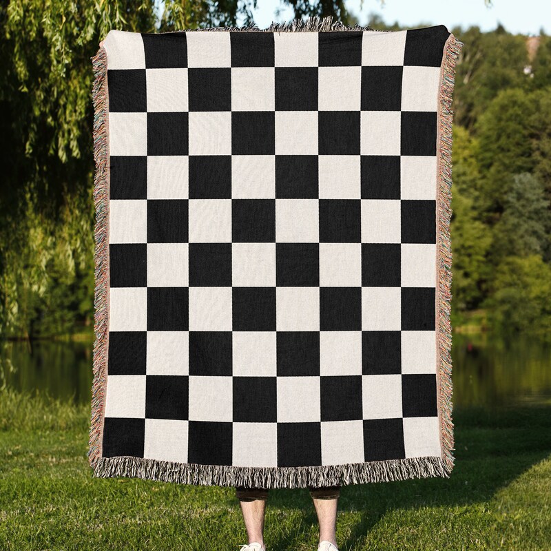 Checkered Blanket - Etsy