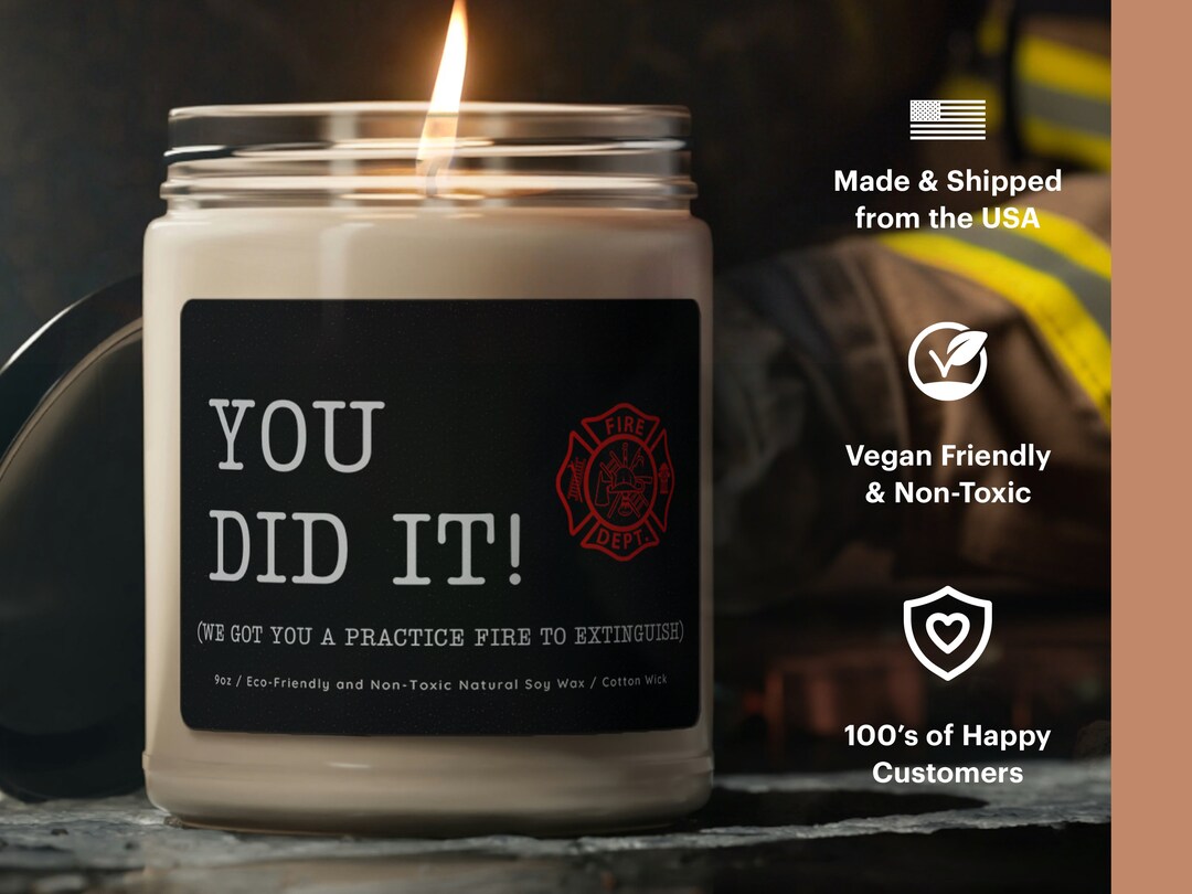 Fire Academy Graduation Gift, Gift for New Firefighter, Firefighter ...