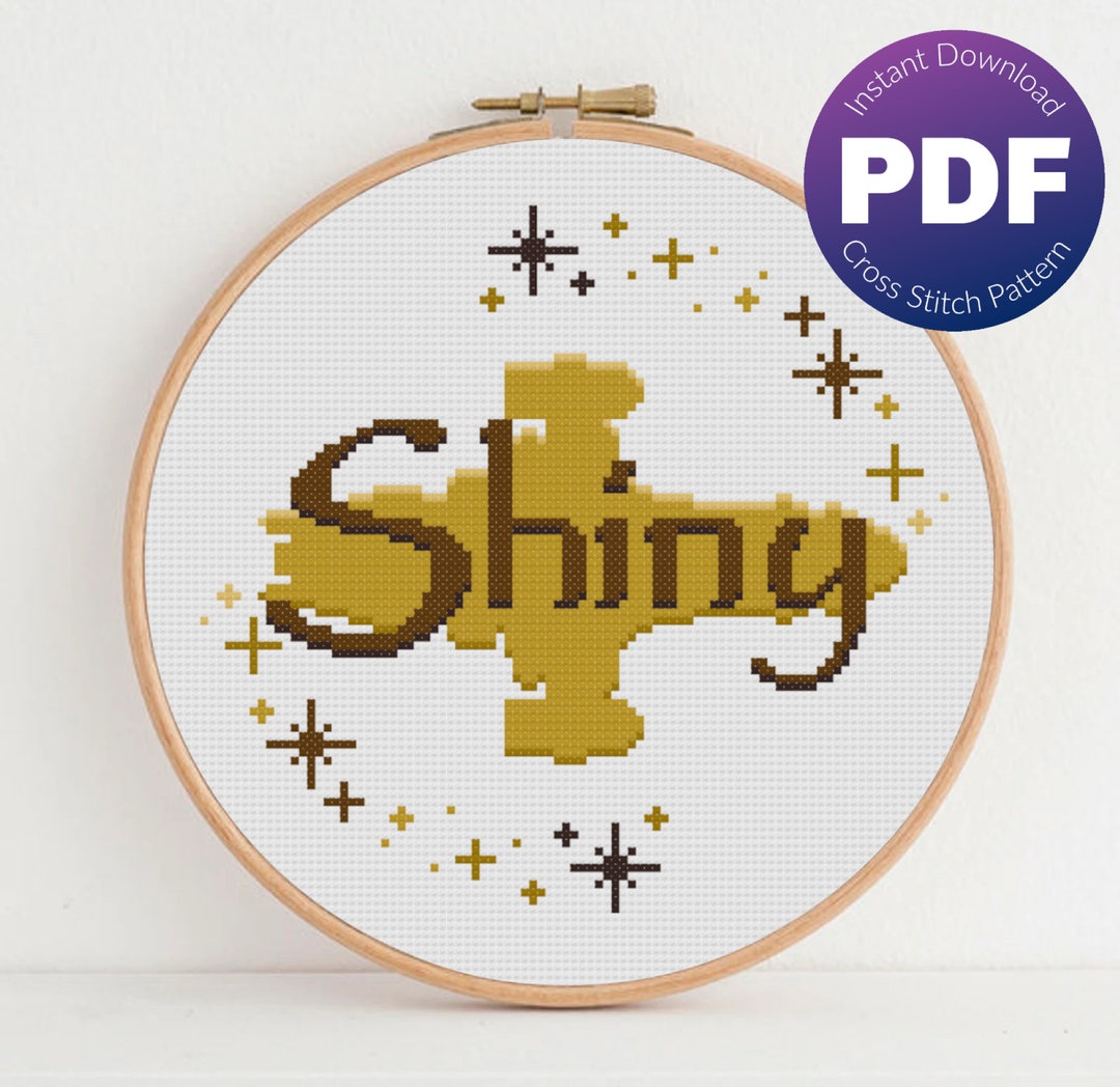 Firefly Inspired Cross Stitch Pattern - Shiny - PDF Instant Download - Etsy