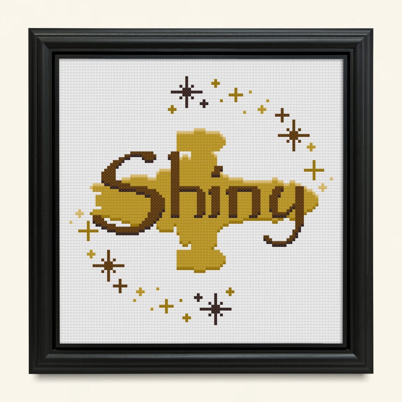 Firefly Inspired Cross Stitch Pattern - Shiny - PDF Instant Download - Etsy
