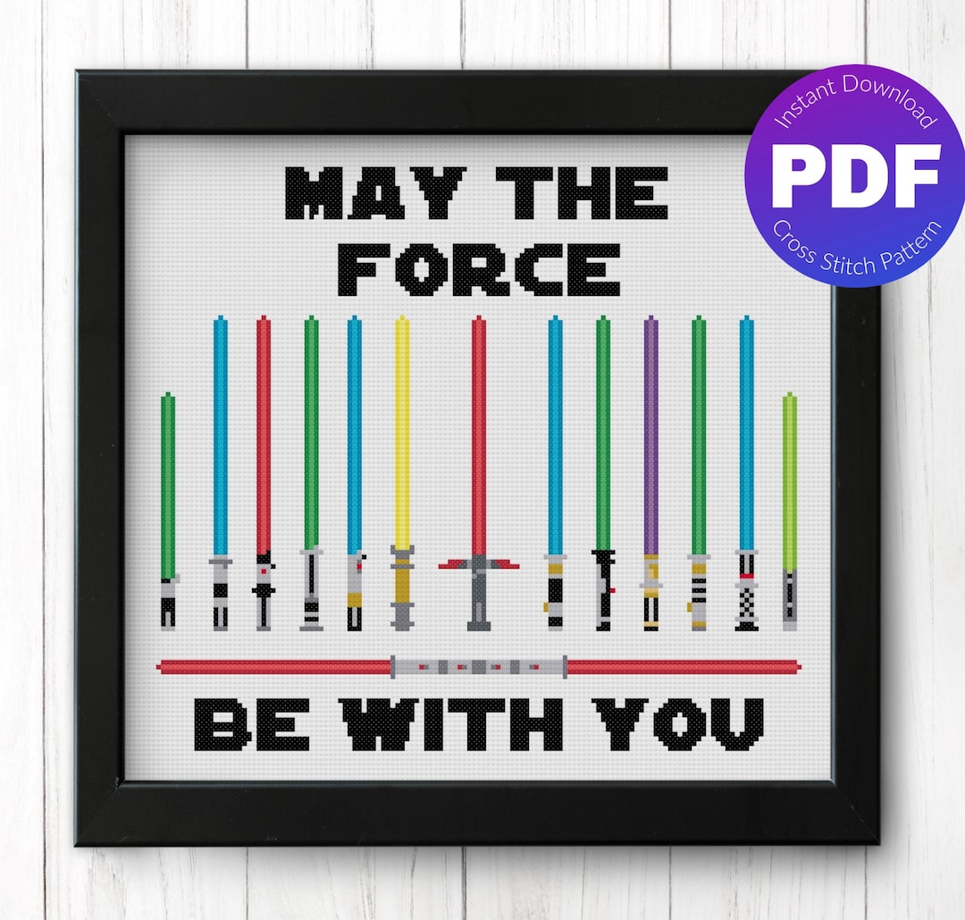 Sci-fi Cross Stitch Pattern - Two Quotes Included, Weapons - PDF ...