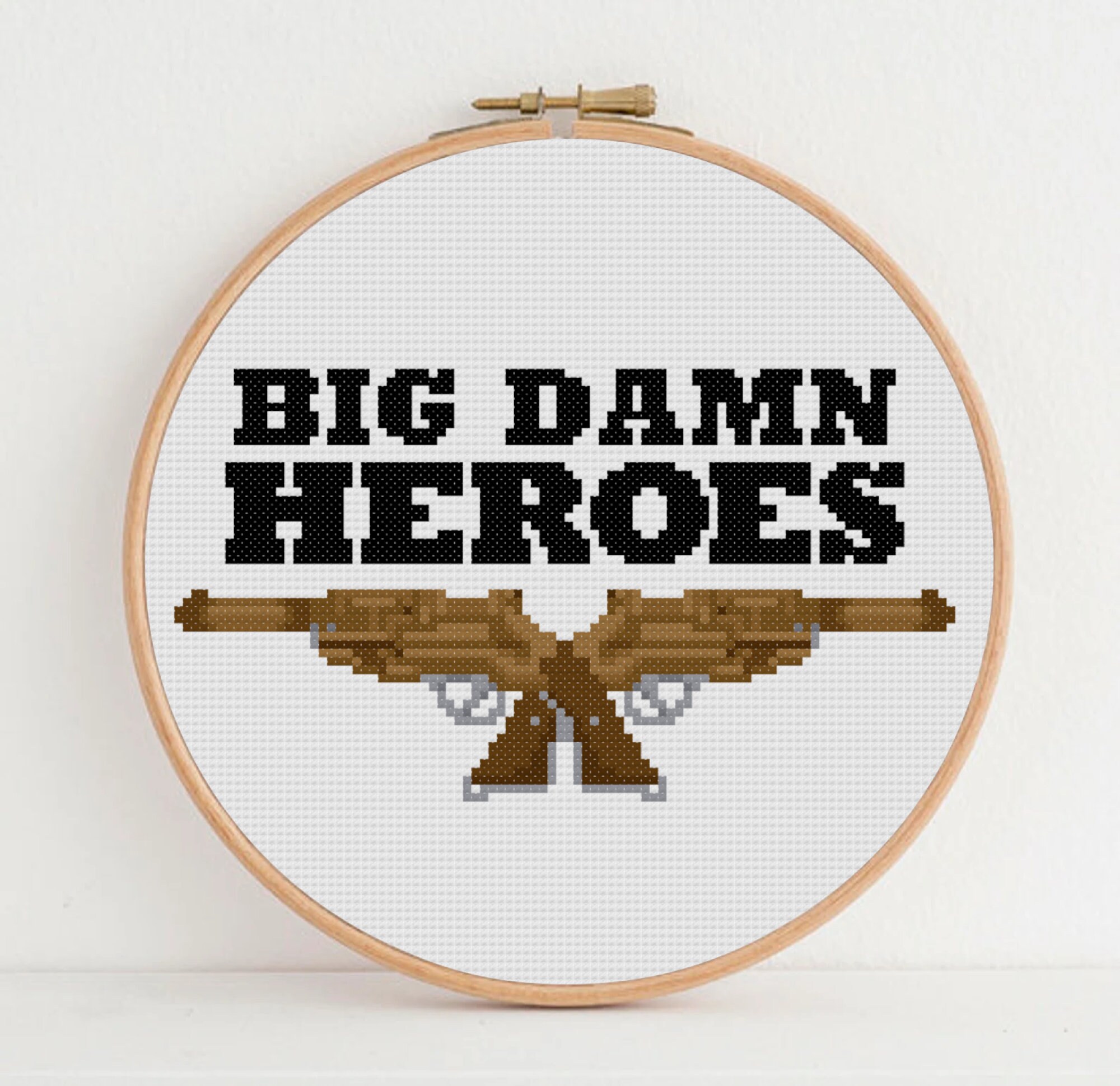Firefly Inspired Cross Stitch Pattern - Big Damn Heroes Quote - PDF ...