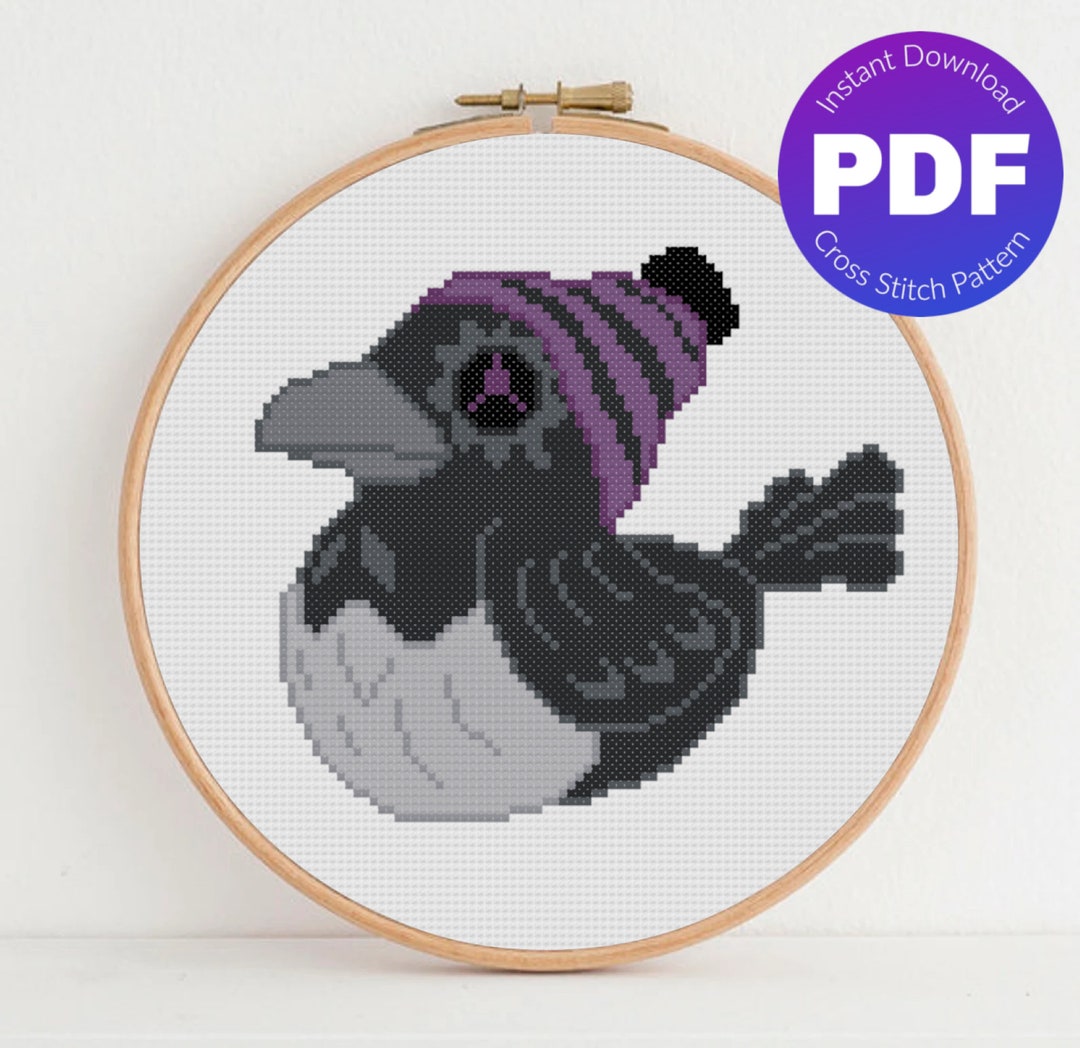 Goth, Emo Crow - Murder Drones Uzi Inspired Gothic Crow - PDF Instant ...