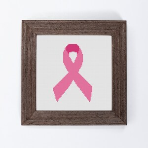 Cancer Awareness Ribbon Cross Stitch Pattern, PDF Instant Download - Etsy
