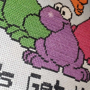 Nerds Cross Stitch Pattern - Let's Get Nerdy Quote, Playful Nerds ...
