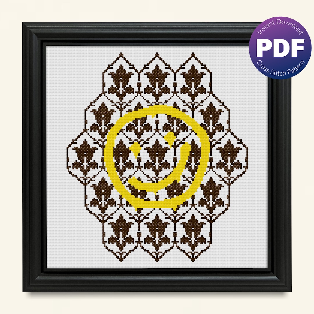 Detective Cross Stitch Pattern - Wallpaper - PDF Instant Download - Etsy