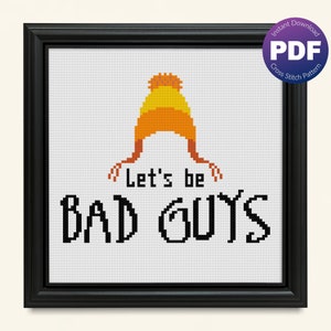 Firefly Inspired Cross Stitch Pattern - Jayne Hat, Let's Be Bad Guys ...