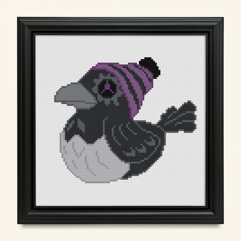 Goth, Emo Crow - Murder Drones Uzi Inspired Gothic Crow - PDF Instant ...