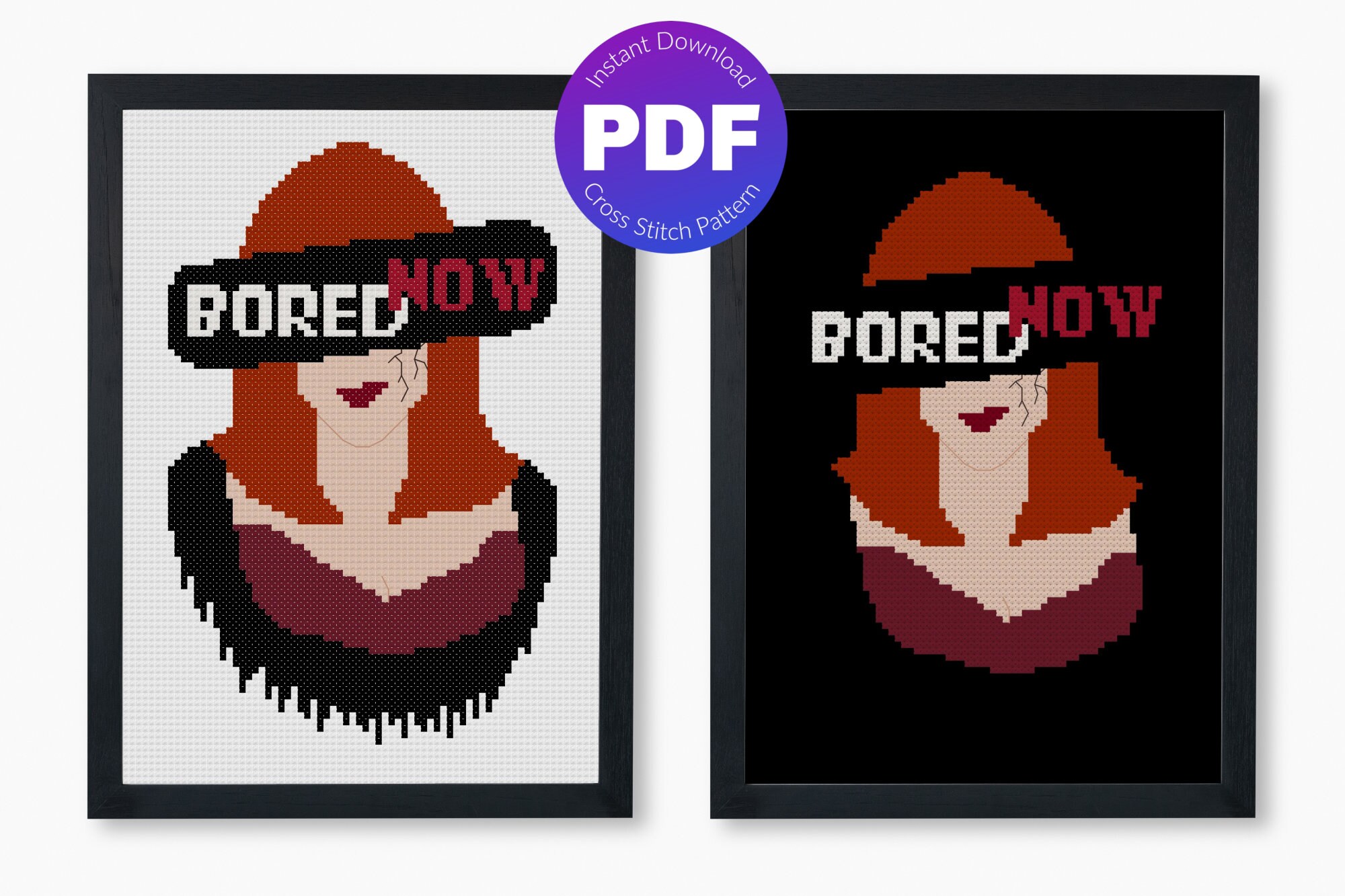 Buffy the Vampire Slayer Inspired Cross Stitch Pattern - Bored Now ...