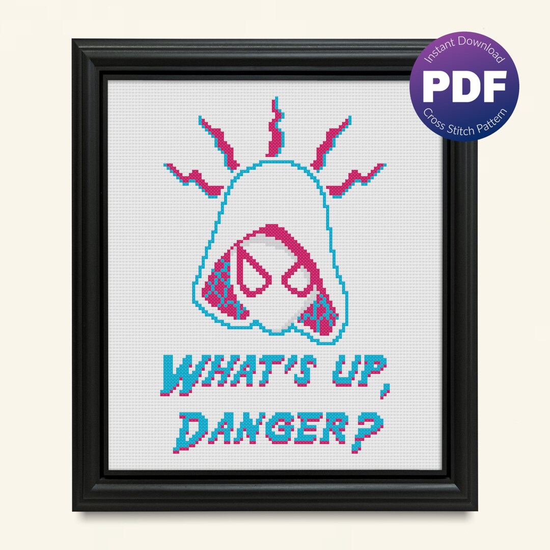 Superhero Cross Stitch Pattern - Gwen - PDF Instant Download - Etsy