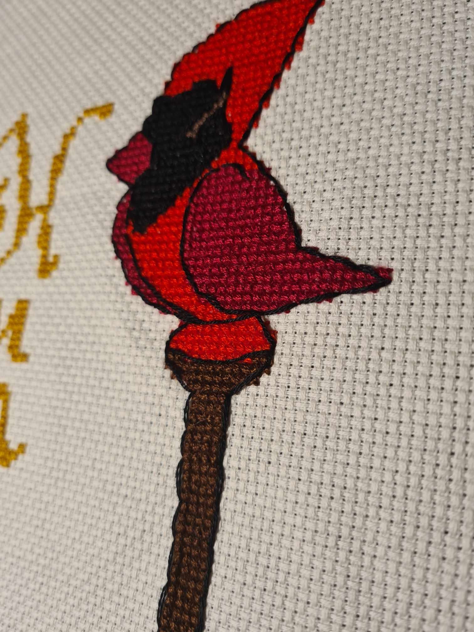 Cardinal Staff Cross Stitch Pattern - Magic Staff - PDF Instant ...