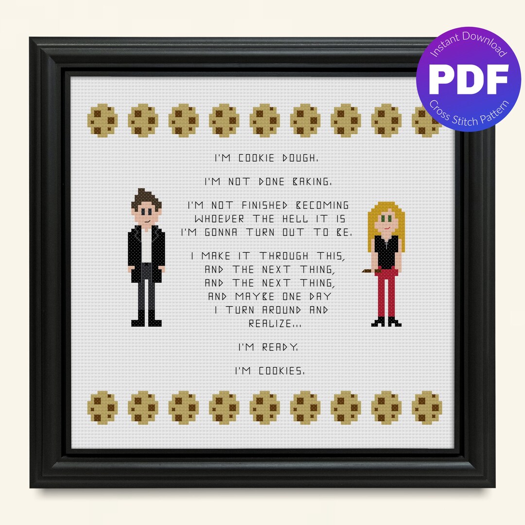 Buffy the Vampire Slayer Inspired Cross Stitch Pattern - Buffy and ...