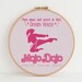 Karate Inspired Cross Stitch Pattern - Dream House Dojo, Karate Doll ...