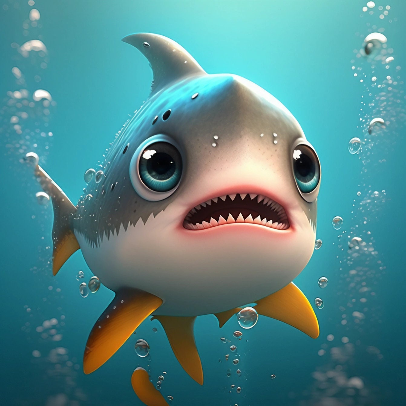 Cute Baby Shark Cartoon