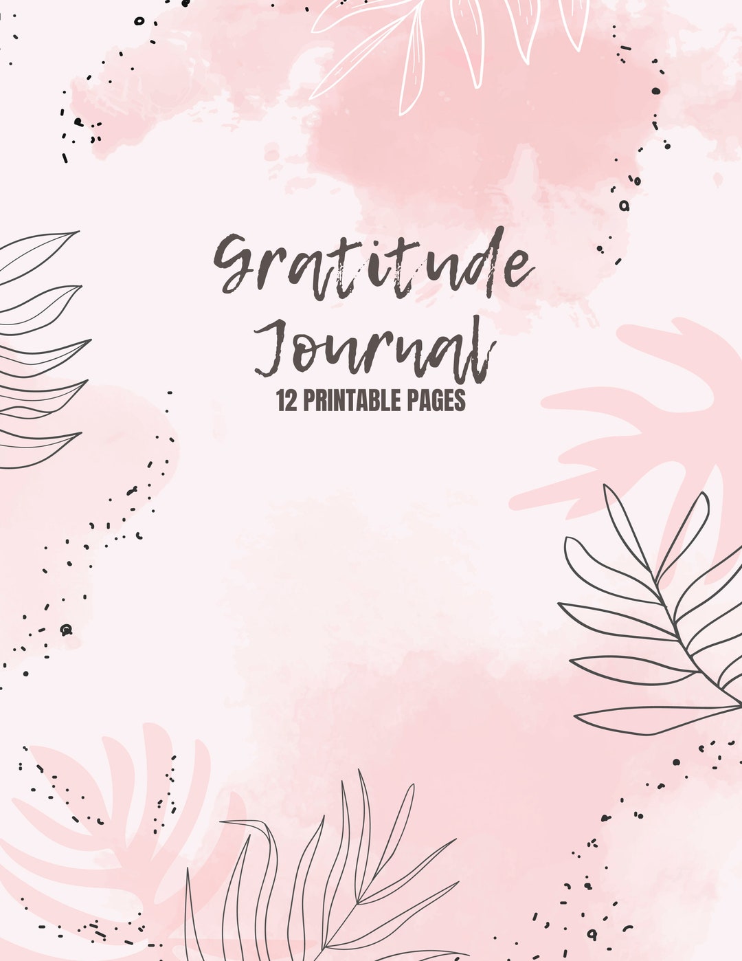 Printable Gratitude Journal Morning and Evening Gratitude - Etsy