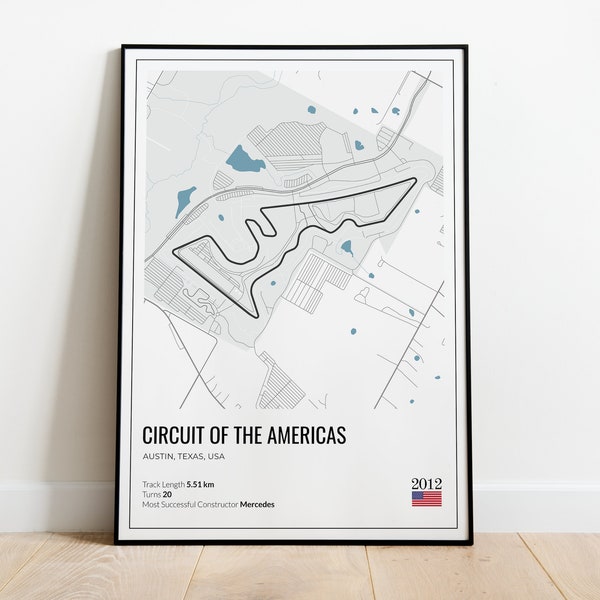 F1 Track Circuit Poster - Etsy
