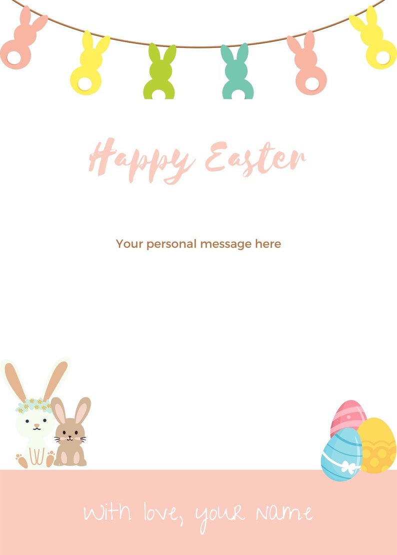 Easter Card Option 2 - Etsy