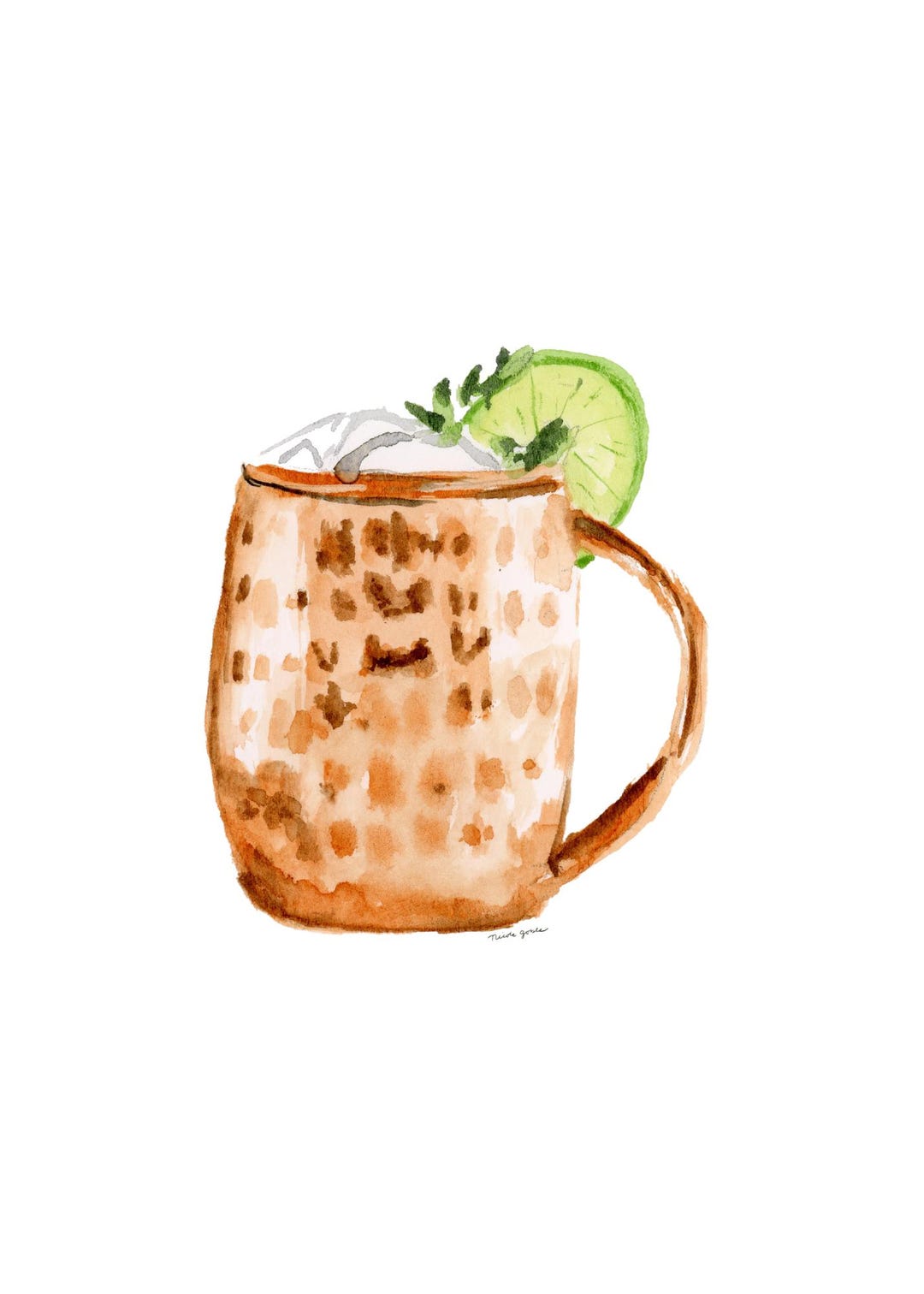 Moscow Mule Digital Print | Instant Download - Etsy