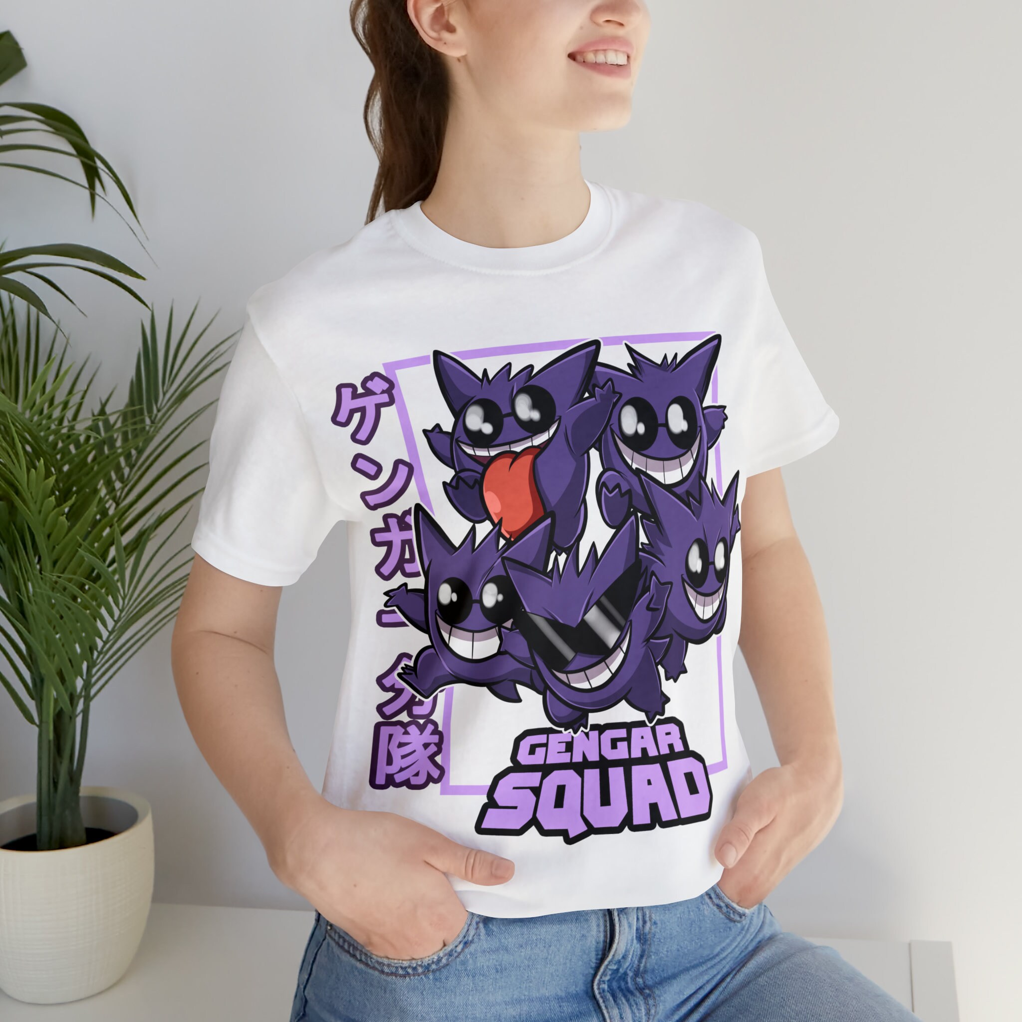 Gengar Squad Pokemon Shirt Graphic Tee Kids Adult Men Unisex - Etsy