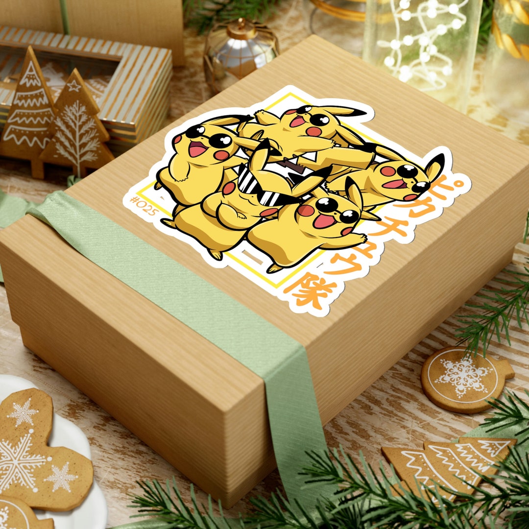Pikachu Squad Pokemon Sticker Label Premium 3M Japanese - Etsy