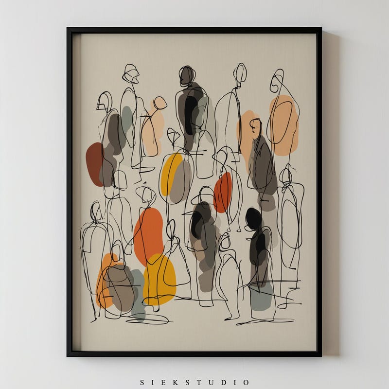 Large Figure Drawing Art - Etsy UK