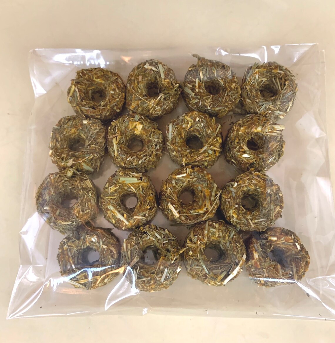 Pumpkin Hay Donuts | Hay-based, Quality, and Natural Treat for Rabbits ...