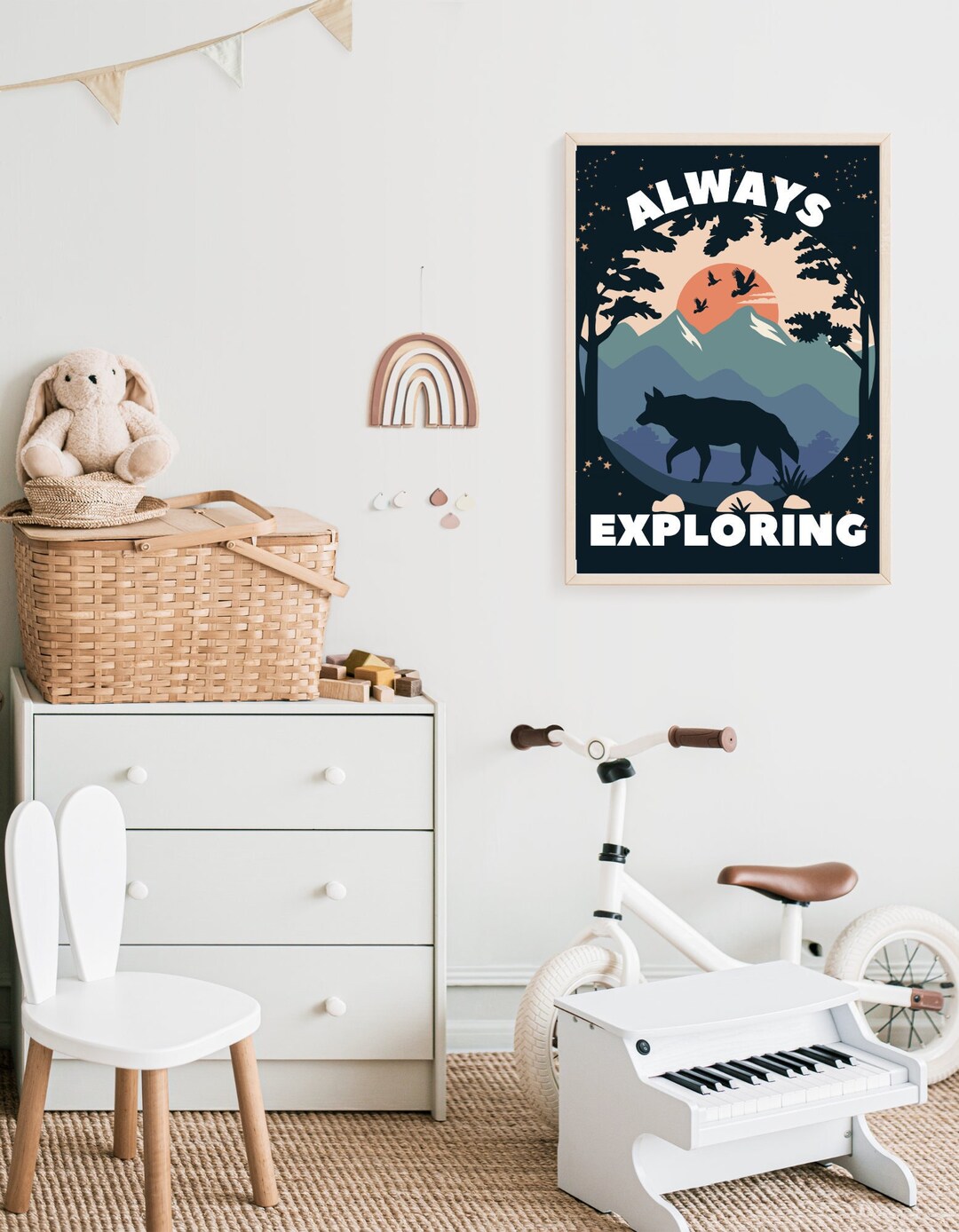 Always Exploring Digital Print. Nursery Kids Room Decor - Etsy