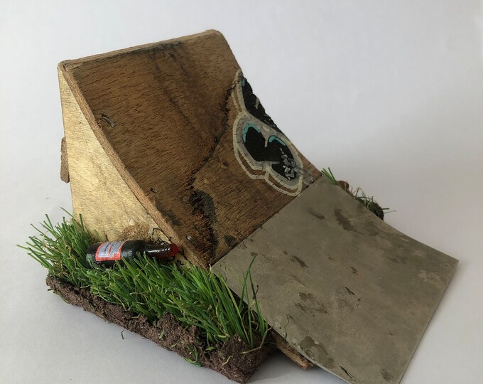 PARK KICKER - Realistic Fingerboard Obstacle in Recycled Wood & Metal ...