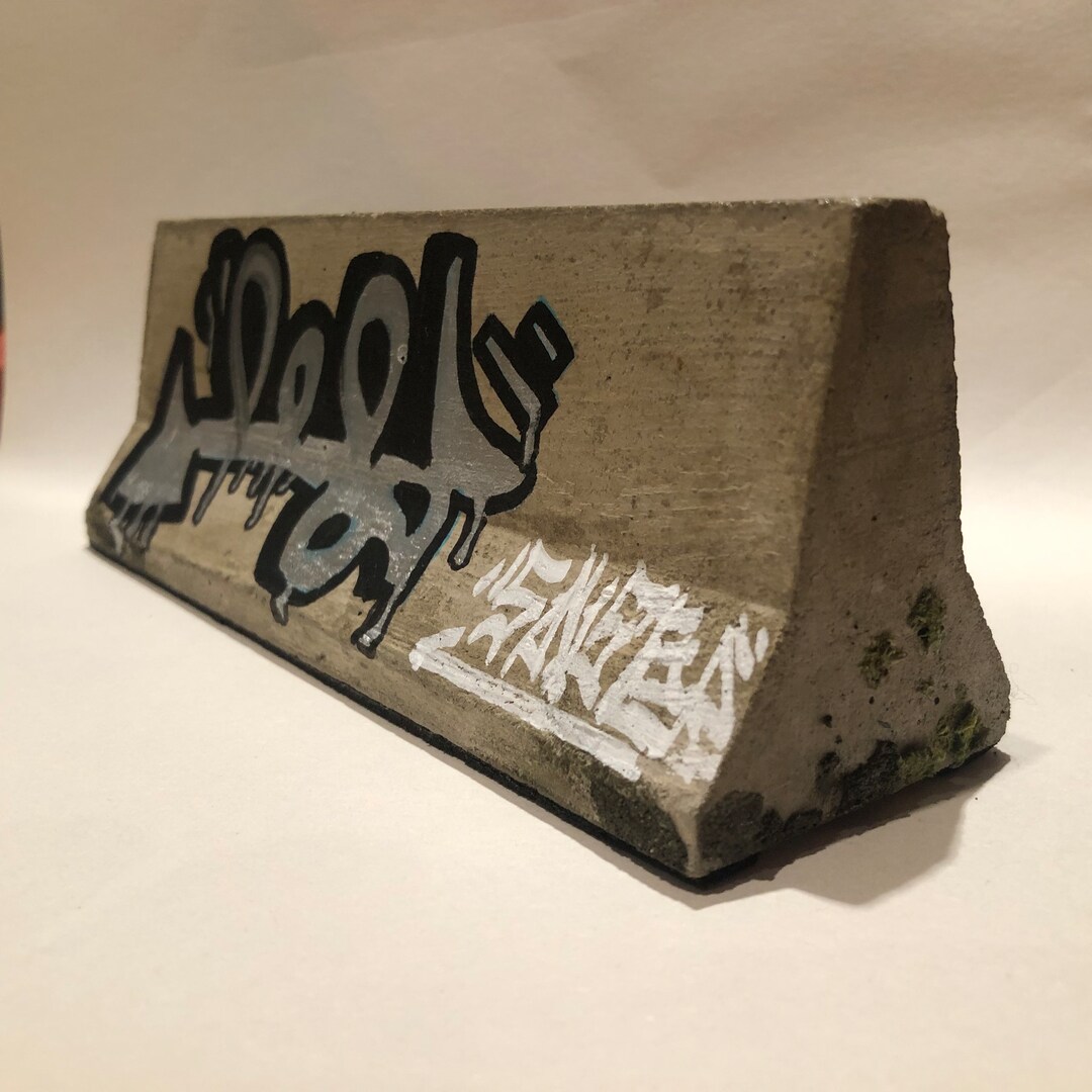 LOOONGGG ‘CRETE - Realistic Fingerboard Obstacle in Cast Concrete - Etsy