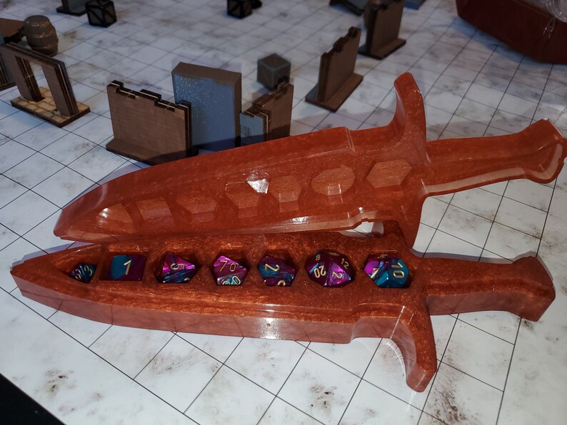 Sword Dice Box for Tabletop Gaming Dice - Etsy