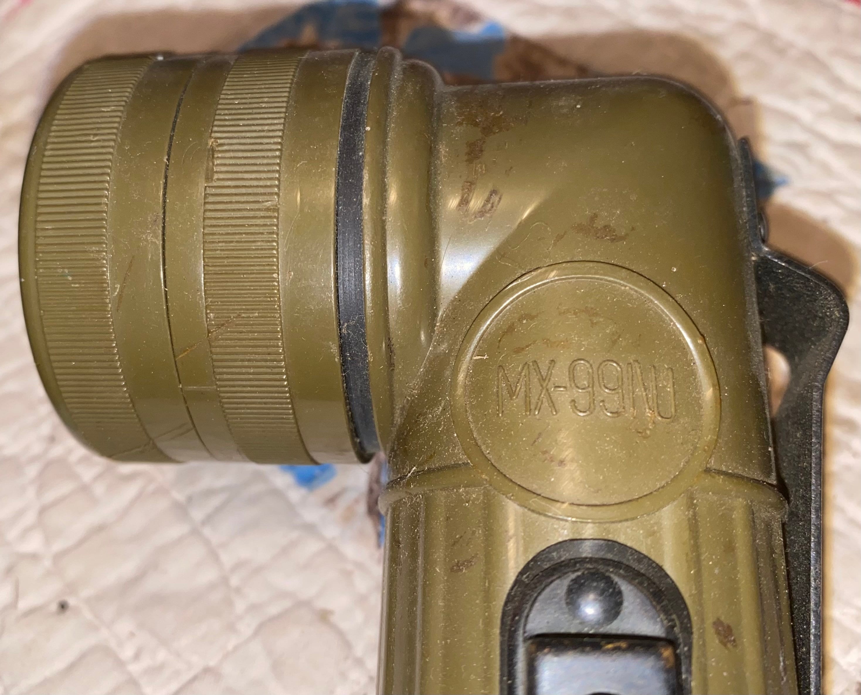 U.S. Army Fulton Mx-991u Flashlight Color Green Used - Etsy