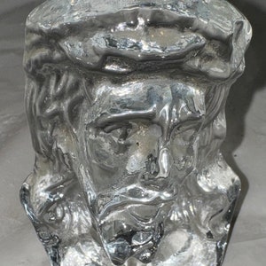 JESUS by VIKING GLASS Clear Jesus Desk Table Paperweight Home Decor - Etsy