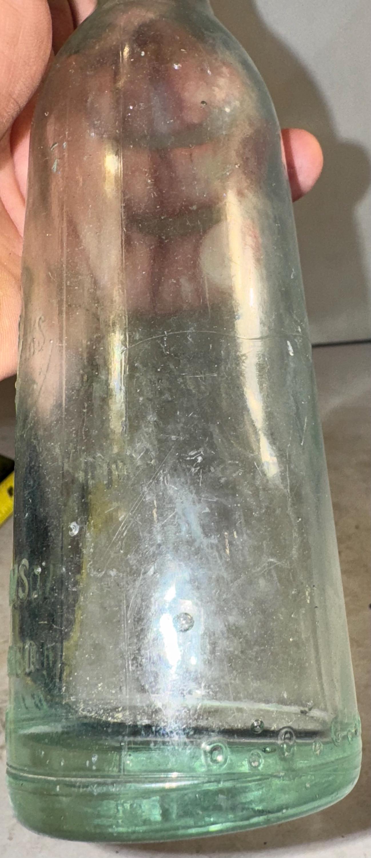 Antique Aqua F.D. Baird Bottling Works MEADVILLE, PA. Beer Bottle 8 Fld ...
