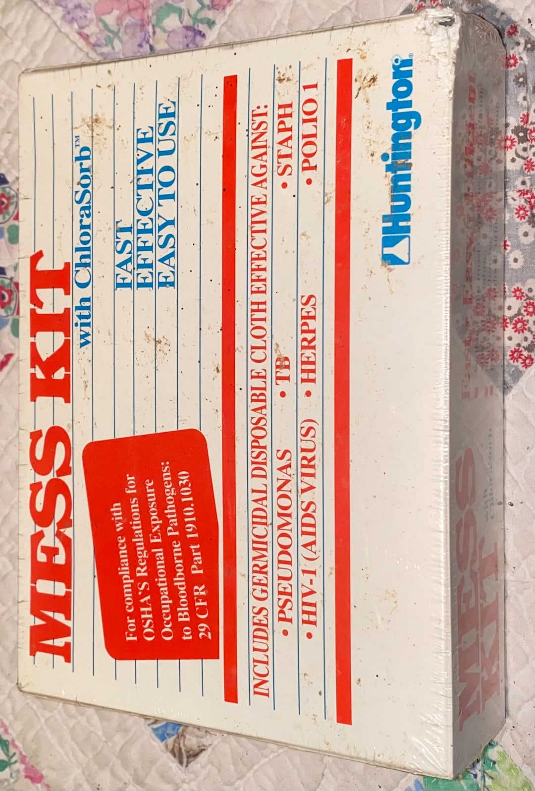 Vintage Mess Kit for Bloodborne Pathogens by Huntington - Etsy