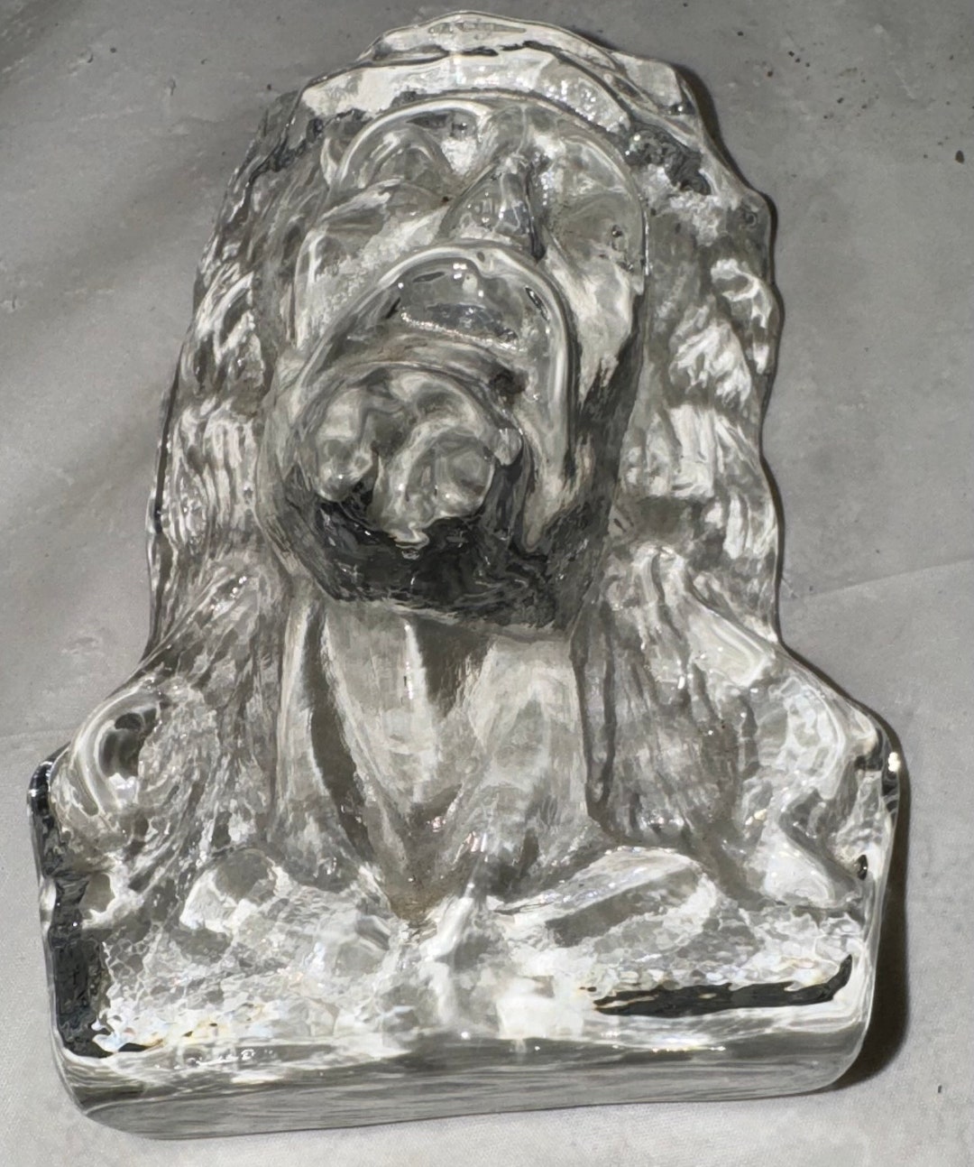 JESUS by VIKING GLASS Clear Jesus Desk Table Paperweight Home Decor - Etsy