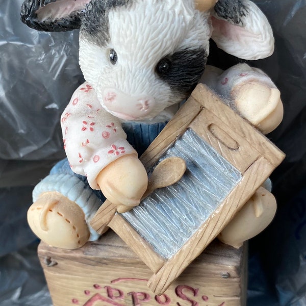 Enesco Mary Moo Moos Figurines - Etsy