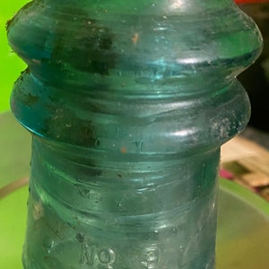 Barn Find HEMINGRAY No 9 PATENT MAY 2 1893 Glass Telephone Insulator - Etsy